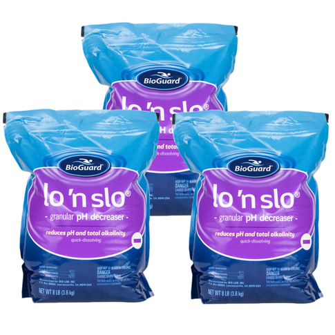 Hydropool.com | BioGuard Lo-n-Slo pH Decreaser 8 lb - 3 Pack - Item 23477-3