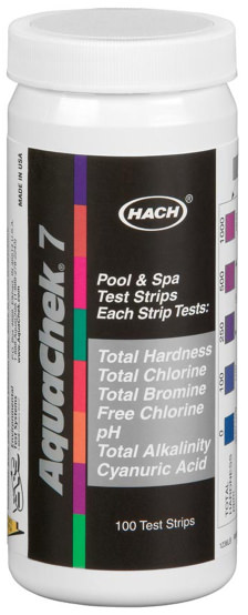 Hydropool.com | AquaChek Silver 7-in-1 Test Strips - Chlorine and ...