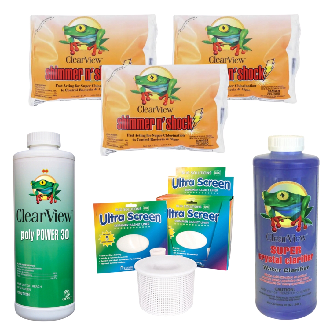 Hydropool.com | Swimming Pool Start-Up Kit Bronze - 15,000 Gallons ...