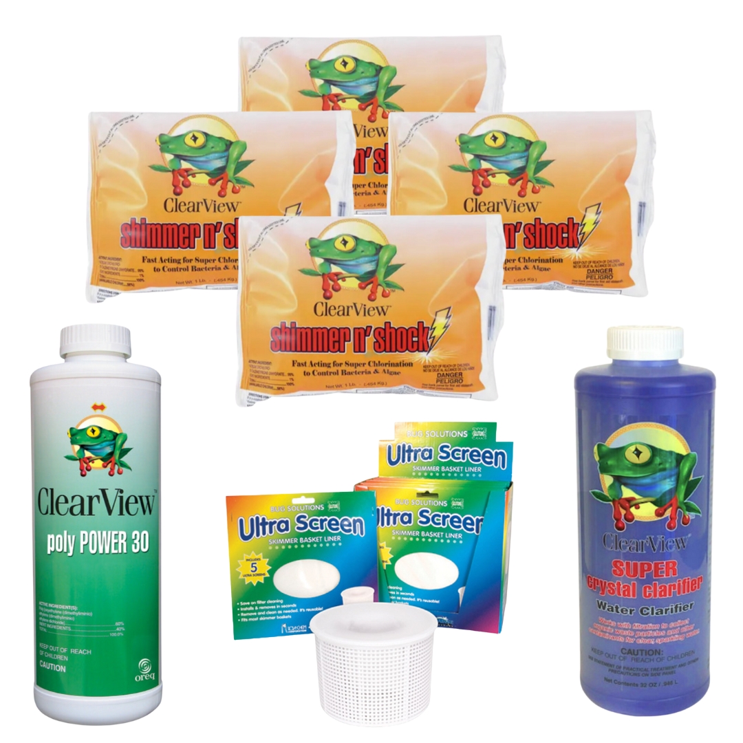 Hydropool.com | Swimming Pool Start-Up Kit Silver - 20,000 Gallons ...
