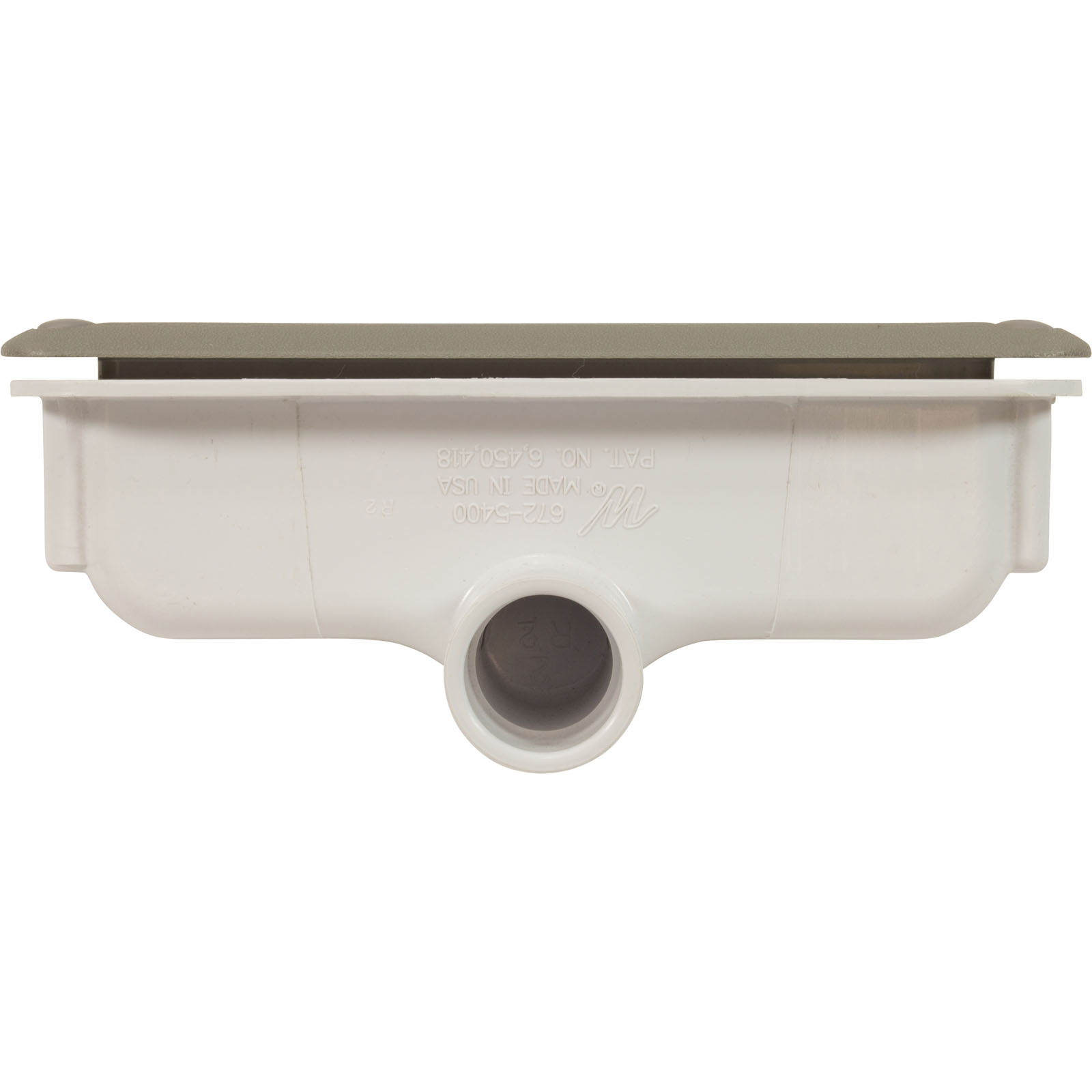 Hydropool.com | Waterway Plastics Item _675-4007 - 6" Aqua Fall - Gray